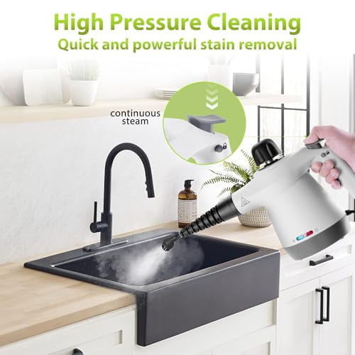 DOVSCA's Handheld Steam Cleaner, Steam Cleaner for Home with 11 ...