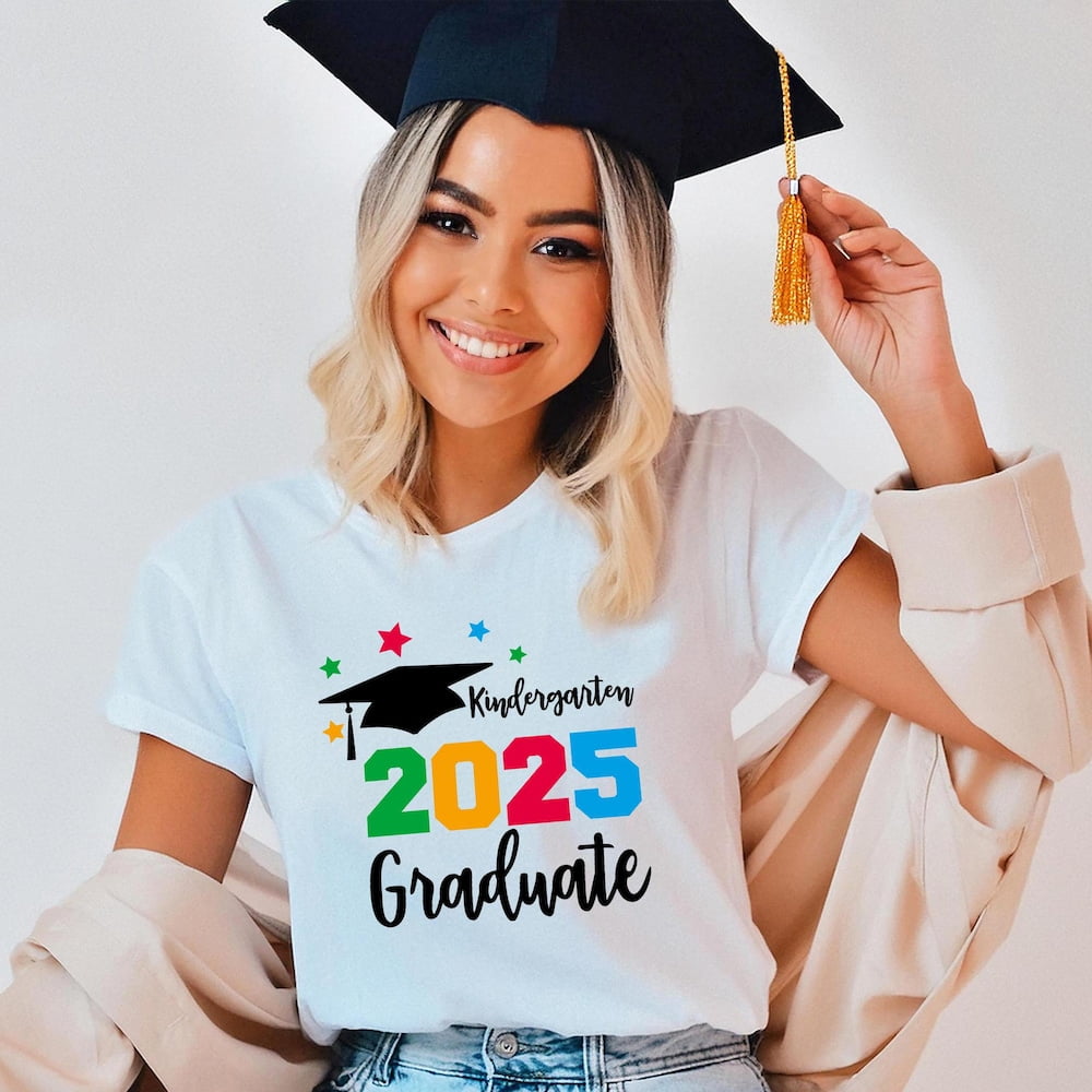 DOVU 2025 Kindergarten Graduate Shirt, 2025 Preschool Graduate Shirt ...