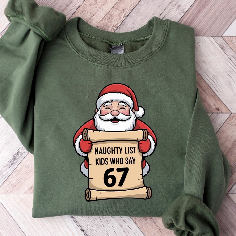 DOVU 67 Six Seven Chris.Tmas Sweatshirt, San.Ta 67 Sweatshirt, Sweatshirt, Trending Chris.Tmas ...