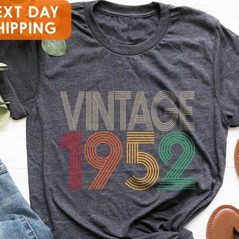 DOVU 73Rd Birthday Shirt, Vintage 1952 Shirt, 73Rd Birthday Gift For ...