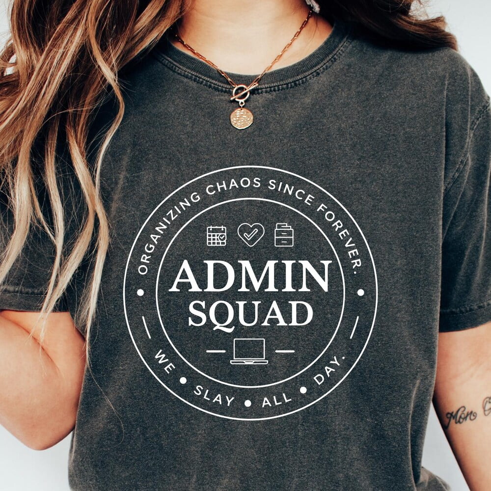 DOVU Admin Squad Shirt, Office Squad Shirt, Administrative Assistant ...