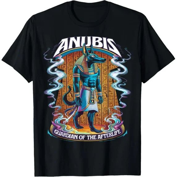 DOVU Anubis Egypt God Ancient Egyptian Mythology Pharaoh T-Shirt Unisex ...