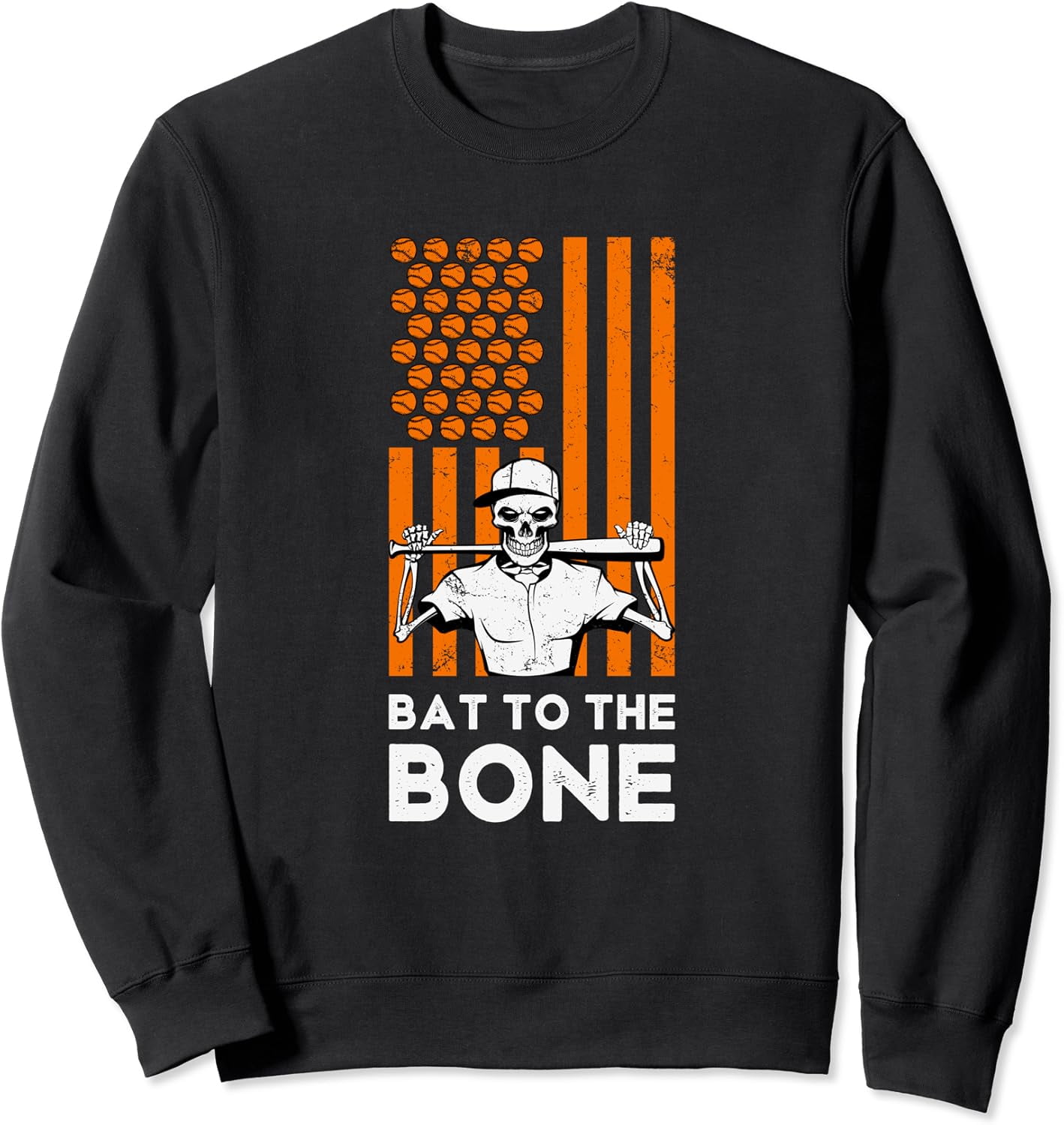 DOVU Bat To The Bone Hal.Low.Een Baseball Skeleton Baseball Bat Usa ...