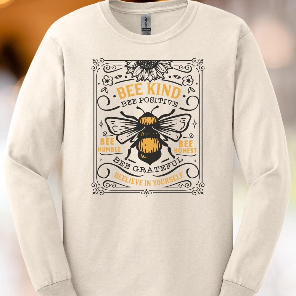 DOVU Bee Kind Bee Positive Sweatshirt Bee Grateful Bee Humble Bee ...