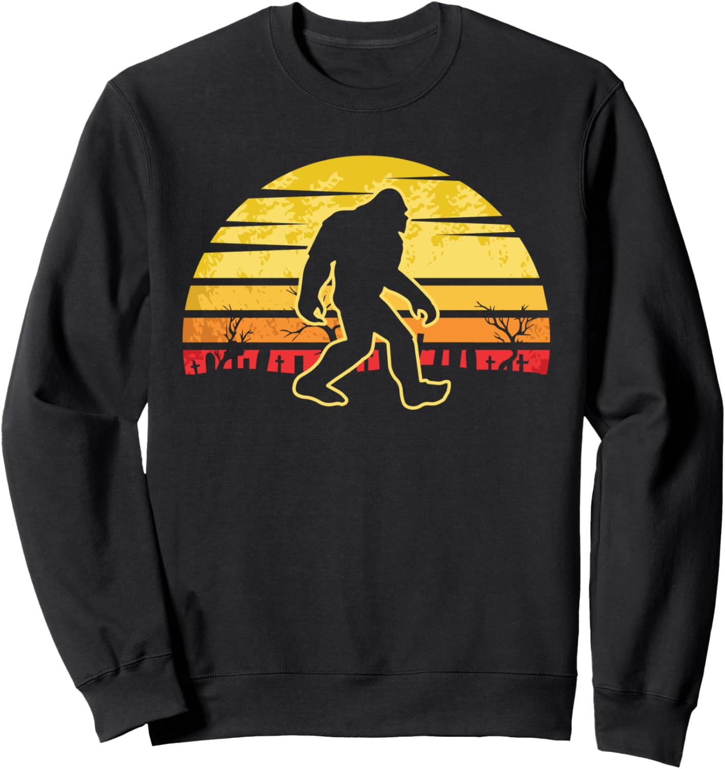 DOVU Bigfoot Lazy Diy Hal.Low.Een Retro Sasquatch Sweatshirt Trendy ...