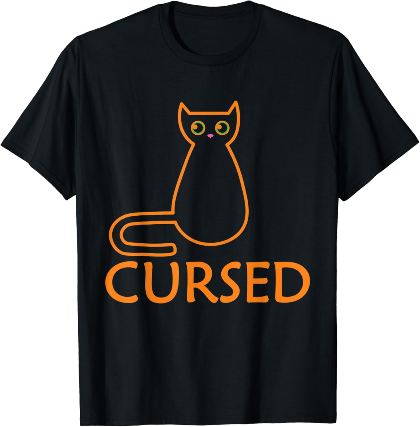 DOVU Black Cat Pet Lover Hal.Low.Een Season Cursed Sweet Haunt Night T ...