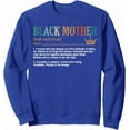 DOVU Black Mother Definition African American Mom Day Unisex Crewneck ...