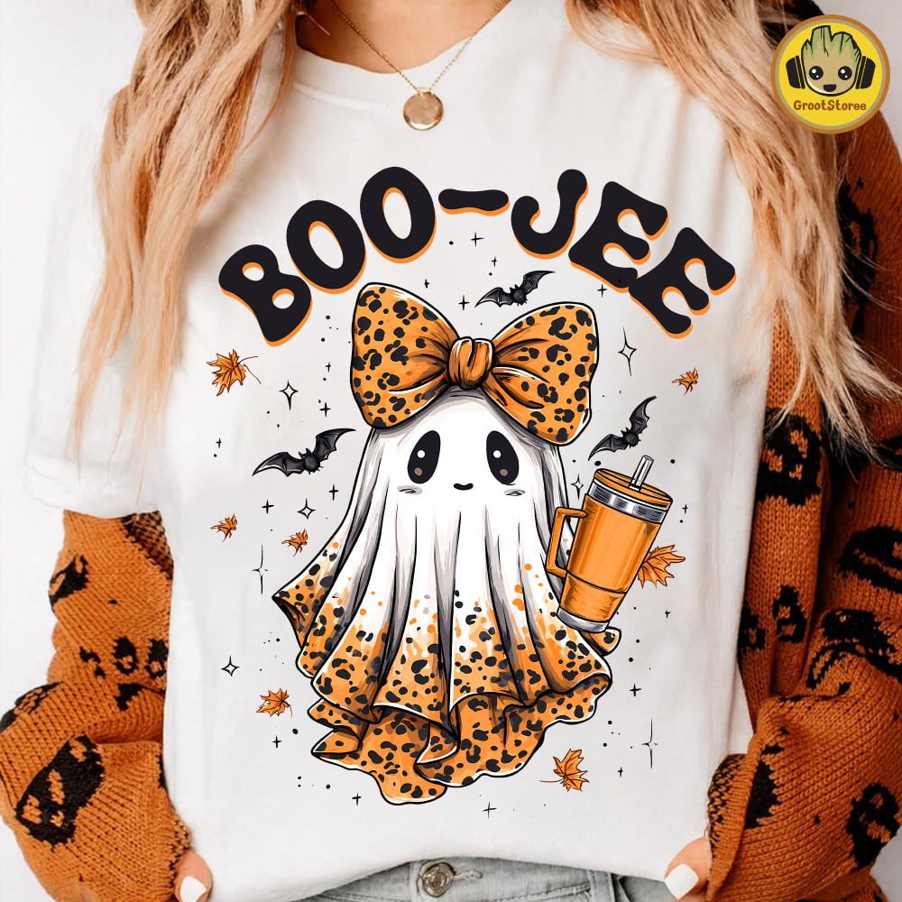 DOVU Boo-Jee Shirt, Boojee Preppy Ghost Boo Shirt, Leo.Pard Sp00Ky ...