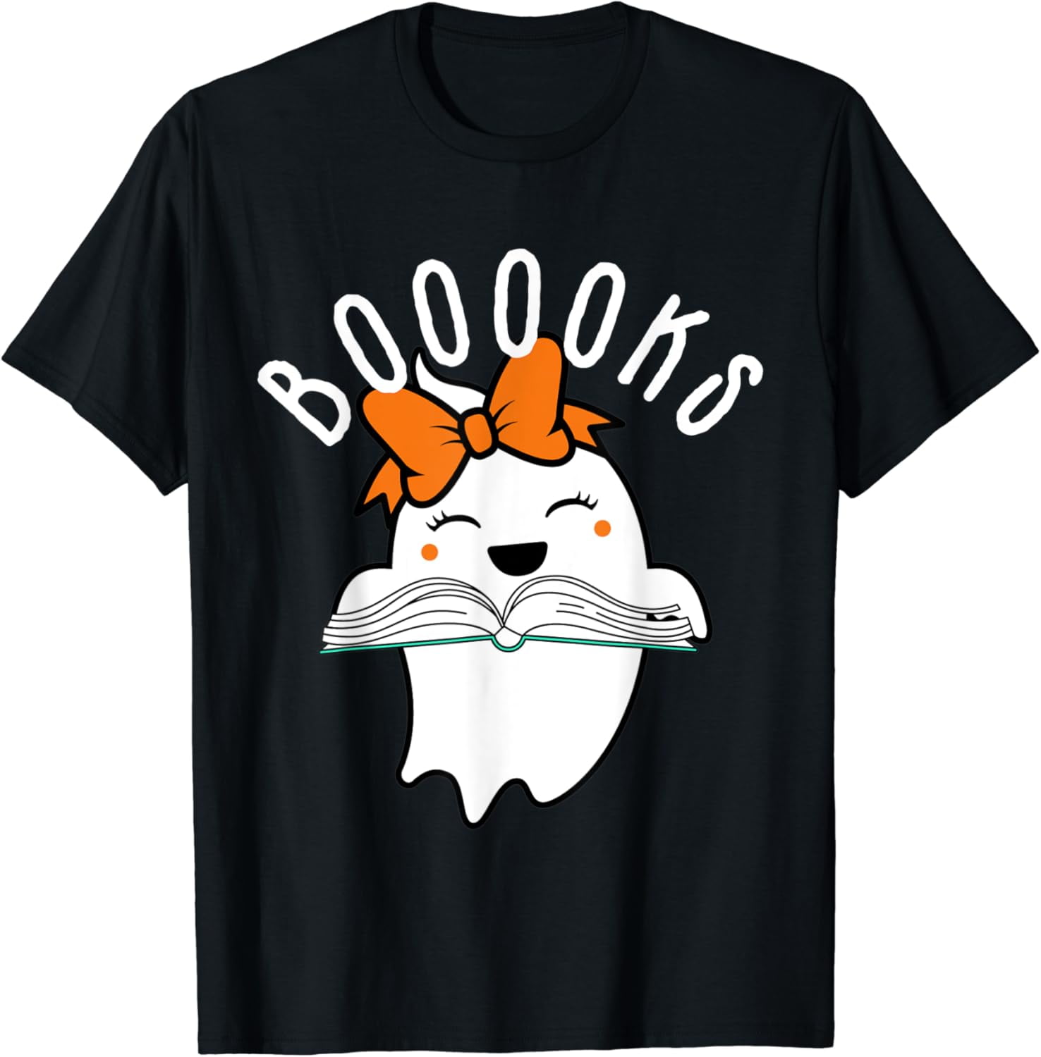 DOVU Booooks Hal.Low.Een Shirts Cute Ghost Book Teacher Reading T-Shirt Unisex S-5XL Hot ...