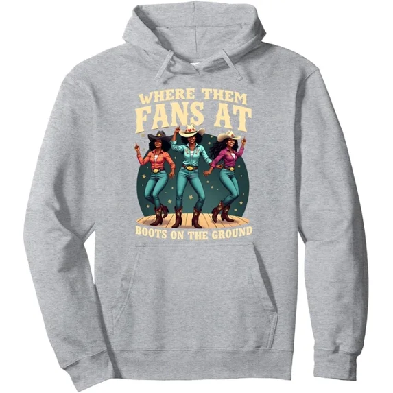 DOVU Boots On The Ground Where Them Fans Cute Lover Unisex Hoodie ...