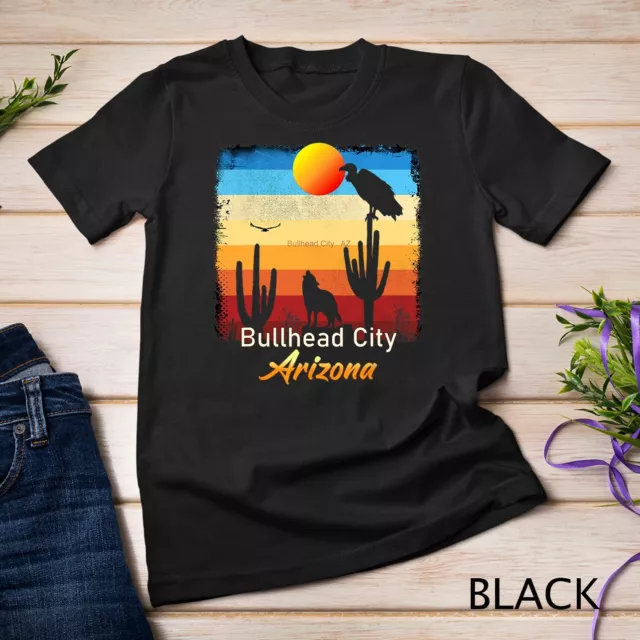 DOVU Bullhead City Arizona Vintage Coyote Sunset Az Desert Shirt Unisex ...