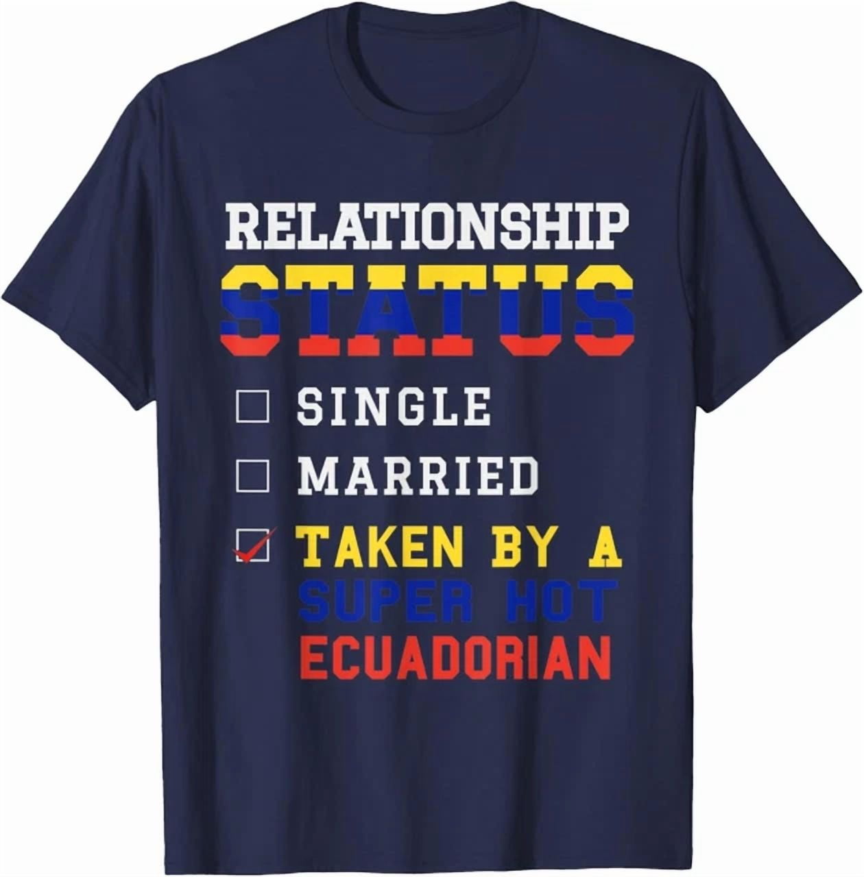 DOVU Camisetas De Ecuador For Ecuadorian Wife And Husband Gift T-Shirt ...