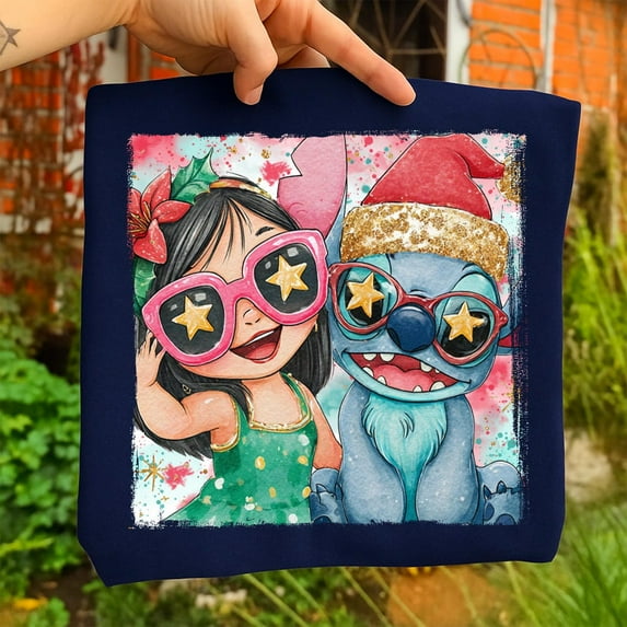 DOVU Cartoon Chris.Tmas Glitter Style Handwrite Mouse Shirt, Magical ...