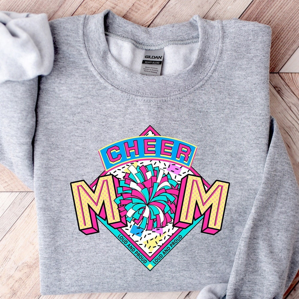 DOVU Cheer Mom Sweatshirt, Cheer Mom Sweater, Cheer Mama Gift ...