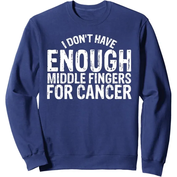 DOVU Chemo Chemotherapy Battle Cancer Support Unisex Crewneck ...