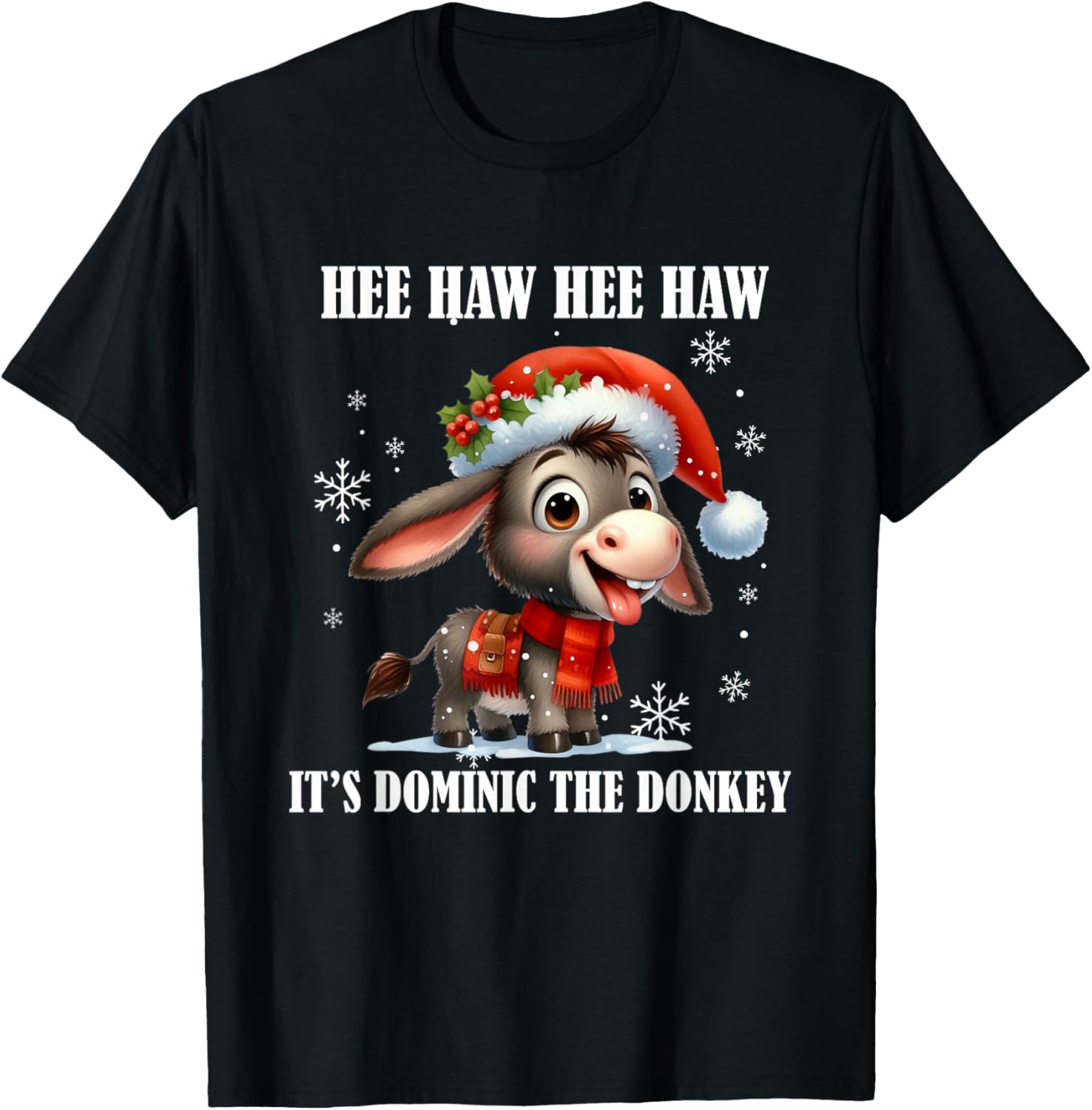 DOVU Chris.Tmas Italian Chris.Tmas Donkey Dominic The Donkey T-Shirt ...