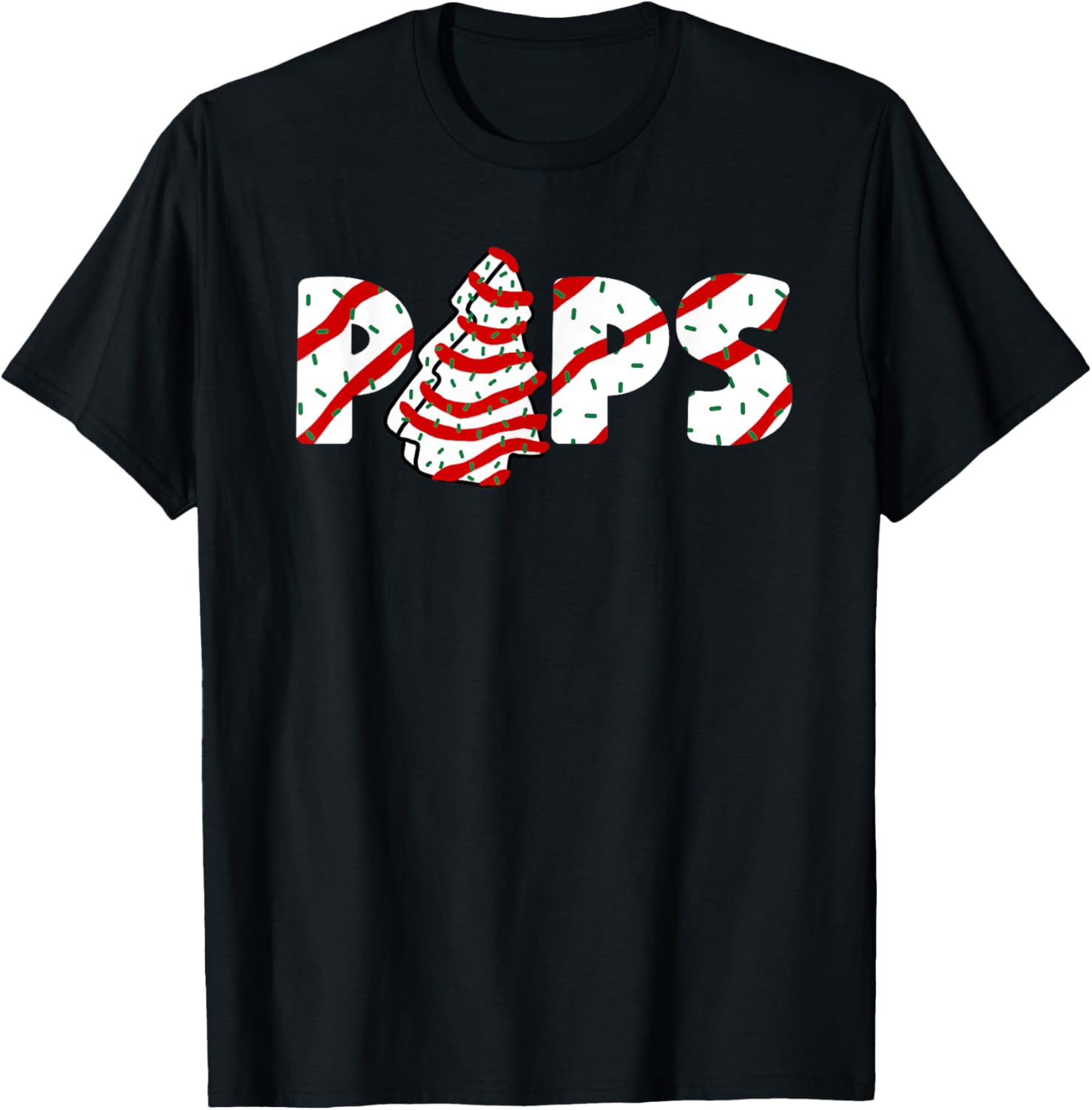 DOVU Chris.Tmas Tree Cake Matching Family Party Pajama Pops T-Shirt ...