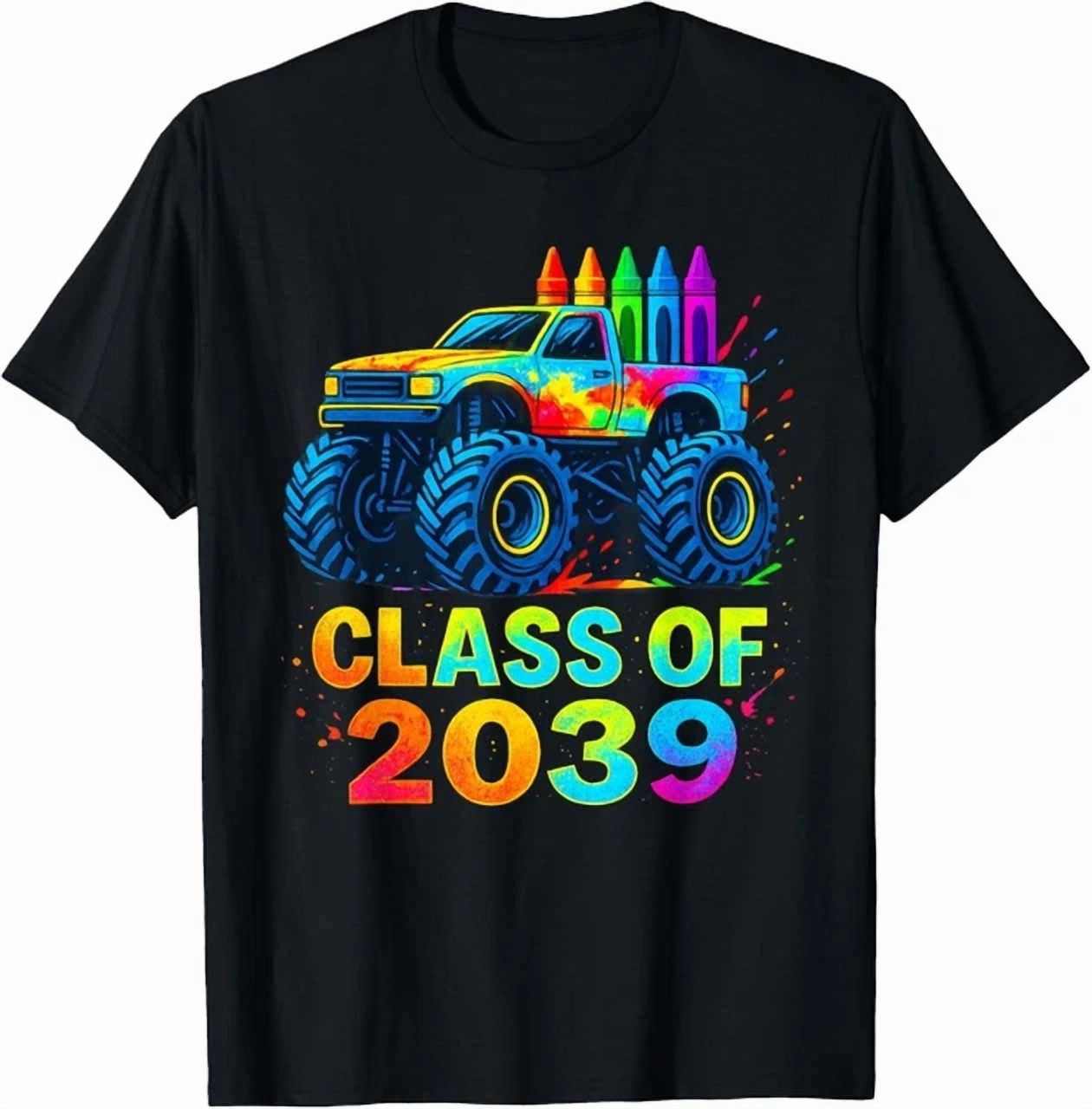 DOVU Class Of 2039 Monster Truck Kindergarten Back To School T-Shirt ...