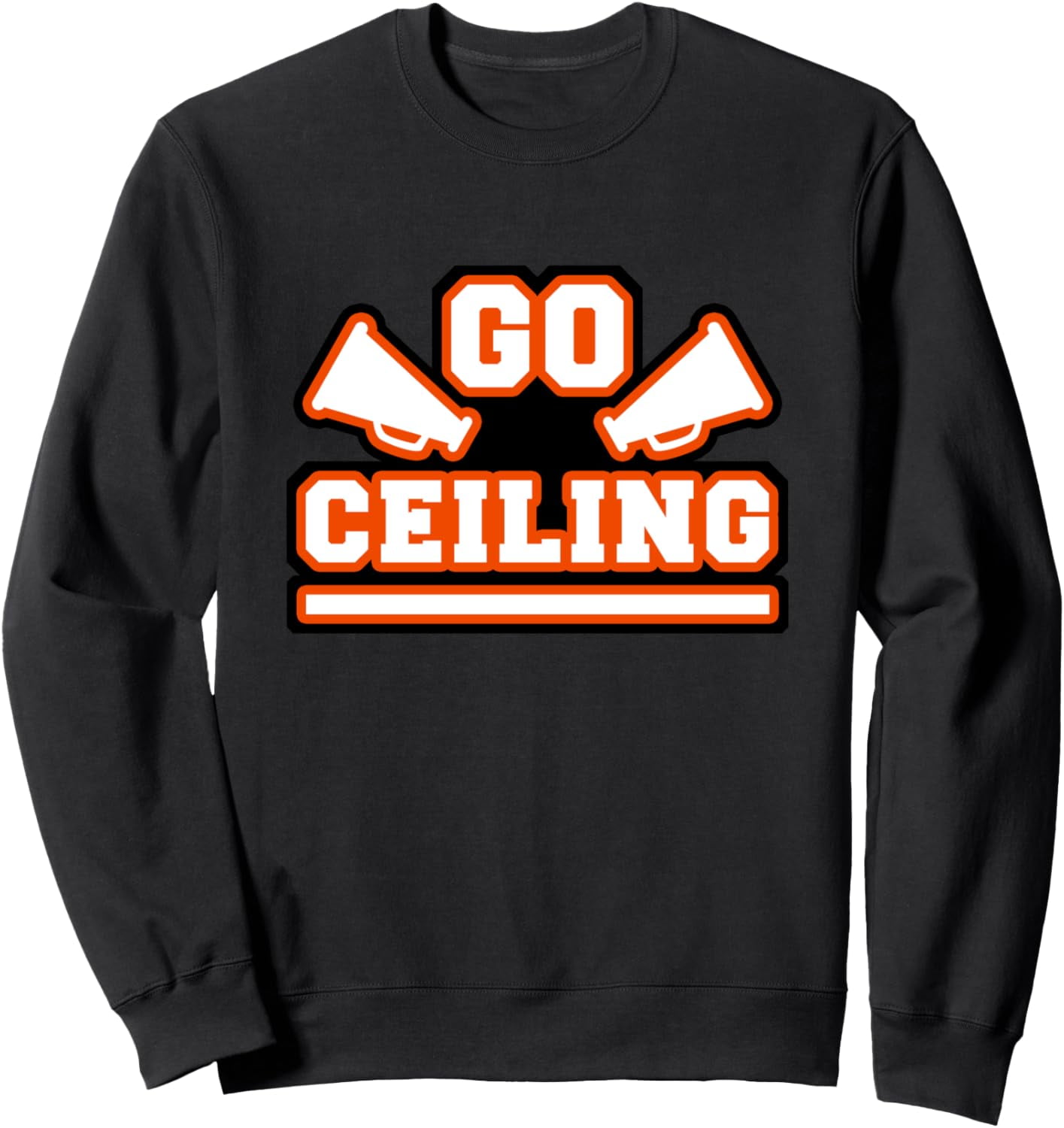 DOVU Clever Idea Pun Easy Hal.Low.Een Sweatshirt Ceiling Fan Sweatshirt ...