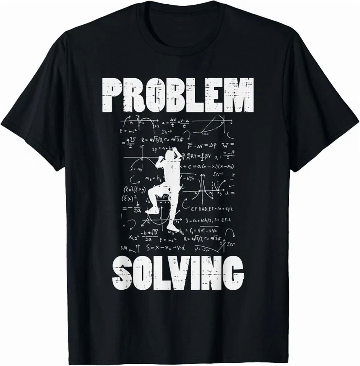 DOVU Climbing Problem Solving Math Funny Bouldering Men Women T-Shirt ...