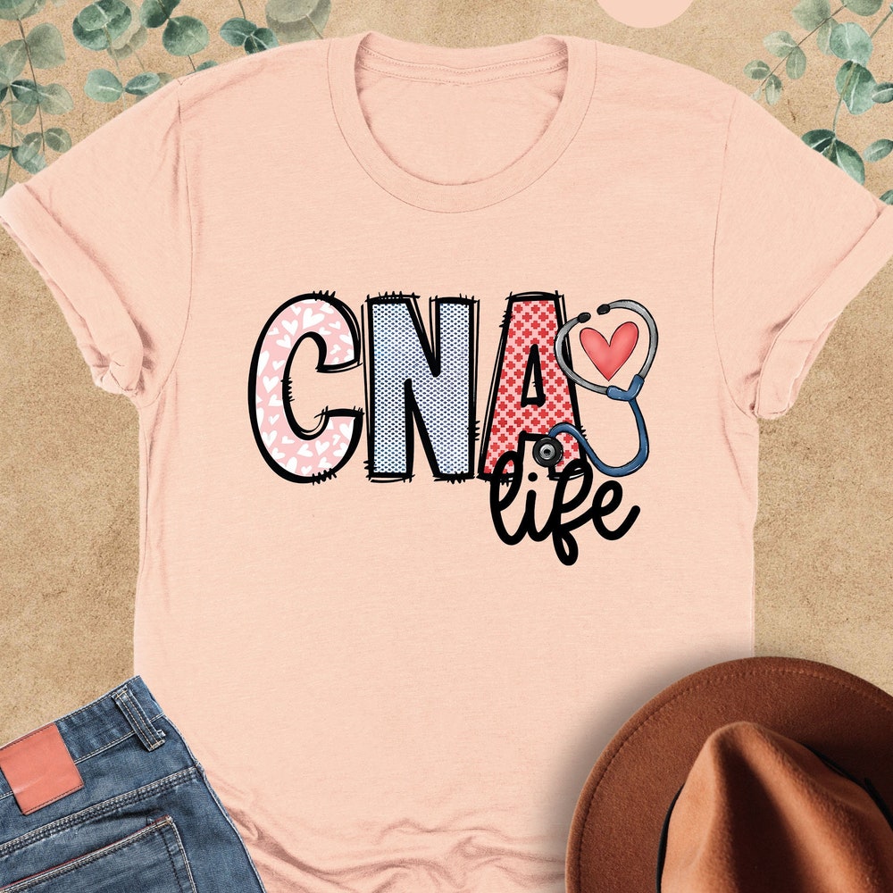 DOVU Cna Life Shirt, Cna Shirt, Nurse Shirt, Cna Tee, Certified Nursing ...
