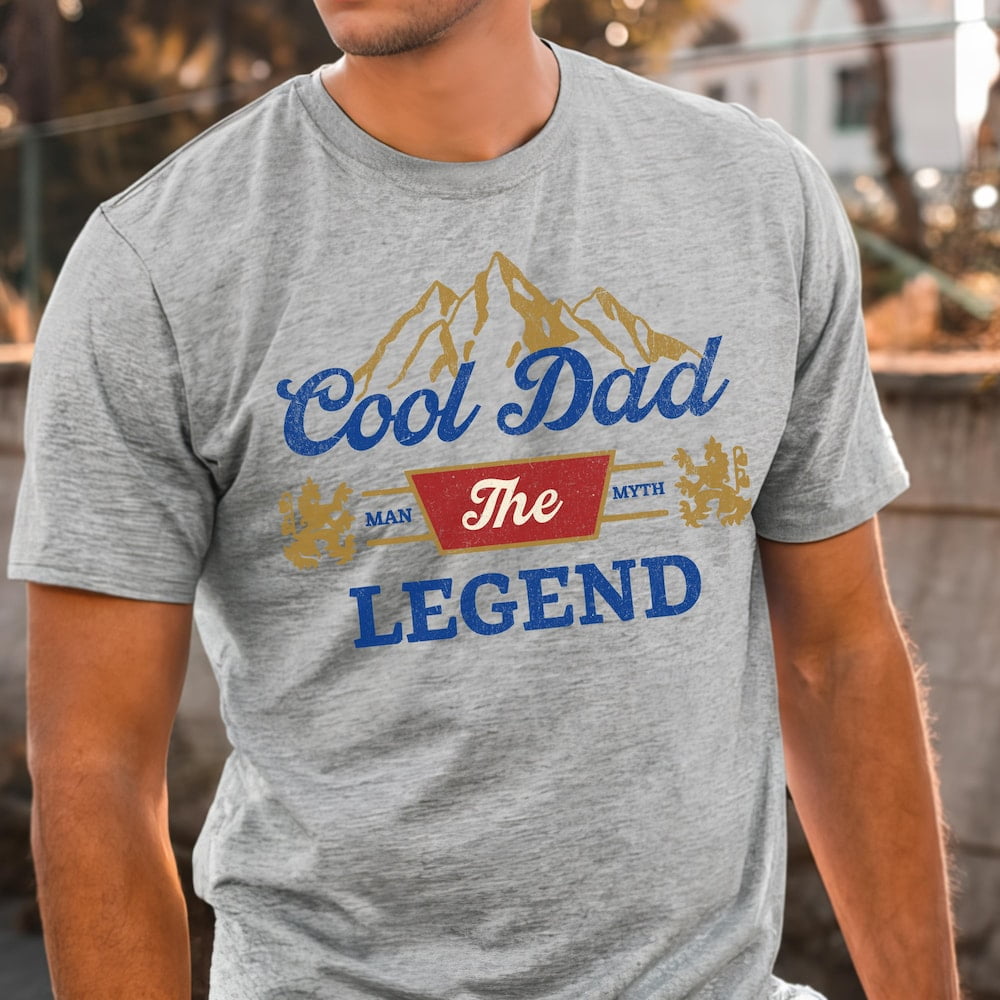 DOVU Cool Dad Legend Tee, Father'S Day Tee, Gift For Dads, Dad Tee ...