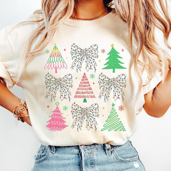 DOVU Coquette Chris.Tmas Shirt, Chris.Tmas Light Bow Shirt, Chris.Tmas ...