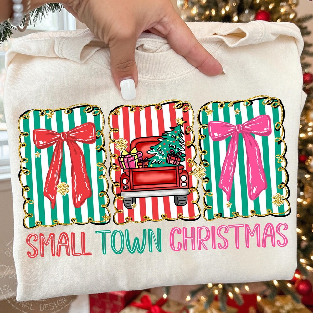 DOVU Coquette Chris.Tmas Shirt, Small Town Chris.Tmas Shirt, Merry ...