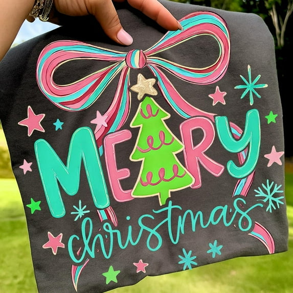 DOVU Coquette Chris.Tmas Tree Shirt, Chris.Tmas Shirt, Preppy Shirt ...