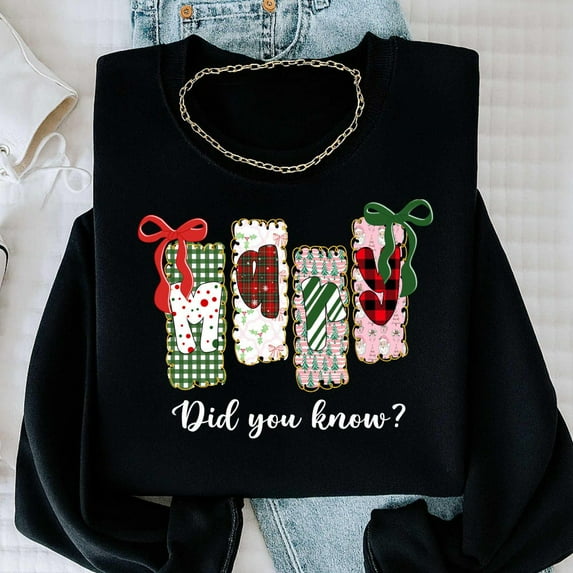 DOVU Coquette Merry Jesus Chris.Tmas Sweatshirt, Christian Chris.Tmas ...