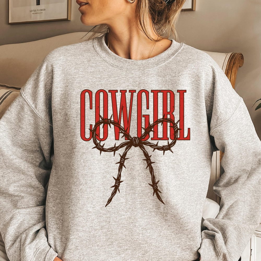 DOVU Cowgirl Sweater, Rodeo Sweater, Country Sweater, Cowgirl Tshirt ...
