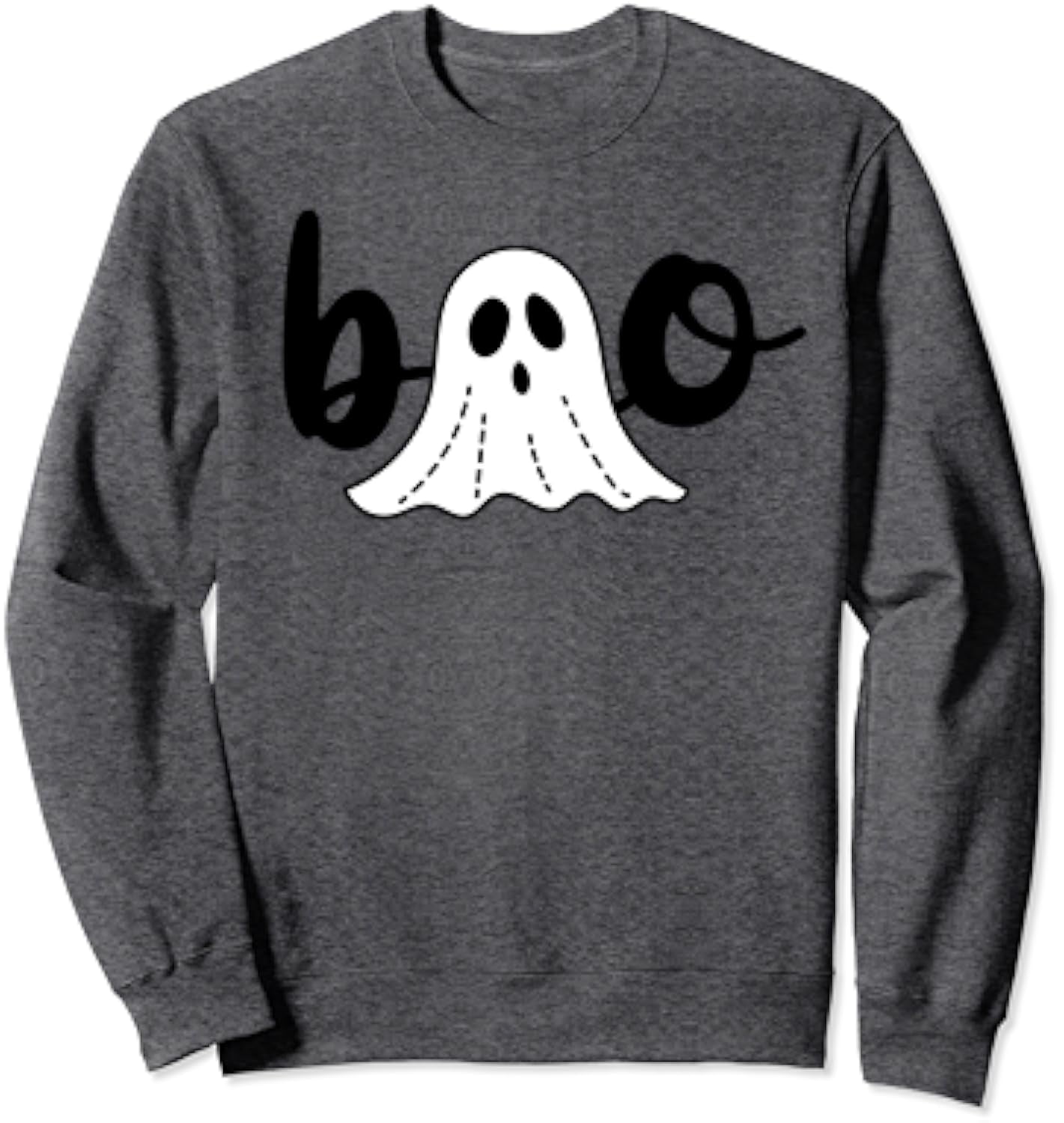 DOVU Cute Cursive Boo Spooky Ghost Hal.Low.Een Sweatshirt Trendy Sweatshirt, Birthday Gift ...
