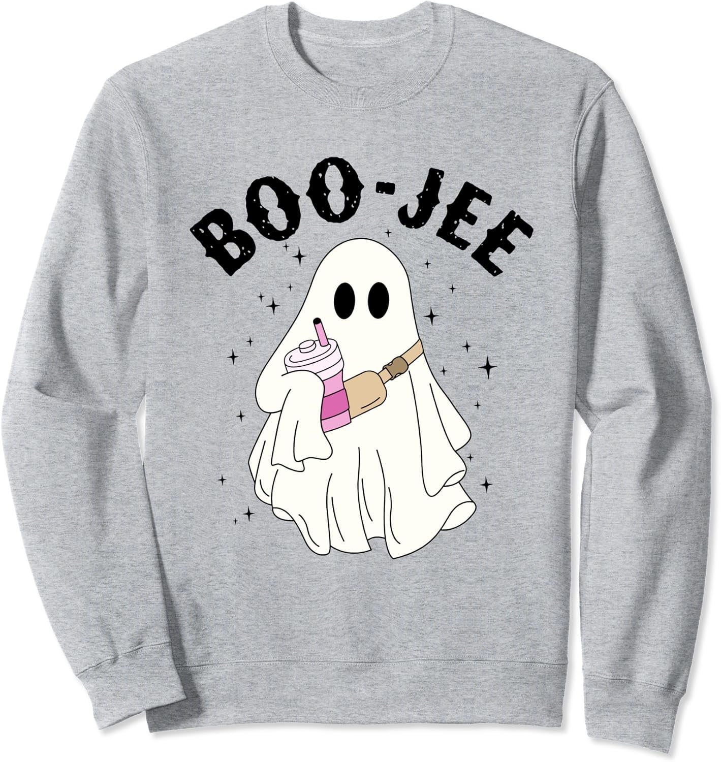 DOVU Cute Ghost Hal.Low.Een Boujee Boo-Jee Spooky Season Sweatshirt Trendy Sweatshirt, Birthday ...