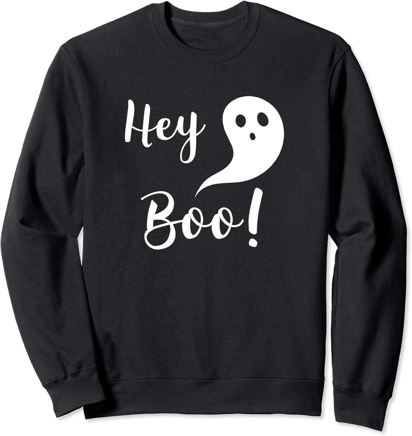 DOVU Cute Hal.Low.Een Hey Boo Sweatshirt Trendy Sweatshirt, Birthday ...