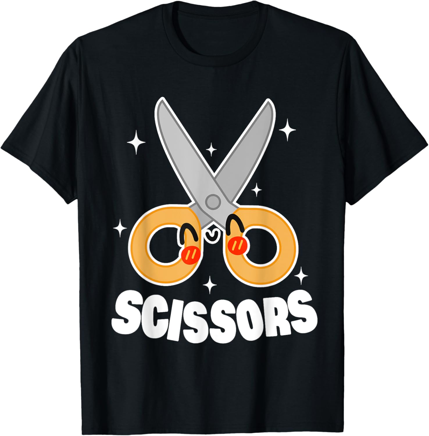 DOVU Cute Rock Paper Scissors Hal.Low.Een S Women Mens T-Shirt Unisex S ...