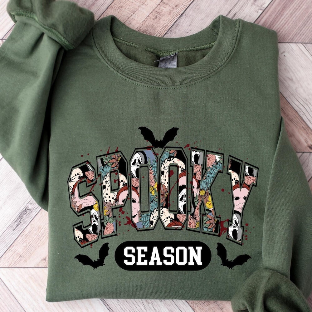 DOVU Cute Spooky Cozy Season Sweatshirt, Hal.Low.Een Sweatshirt, Womens ...