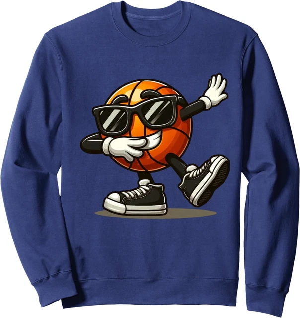DOVU Dabbing Basketball Sports Player Bball Unisex Crewneck Sweatshirt ...