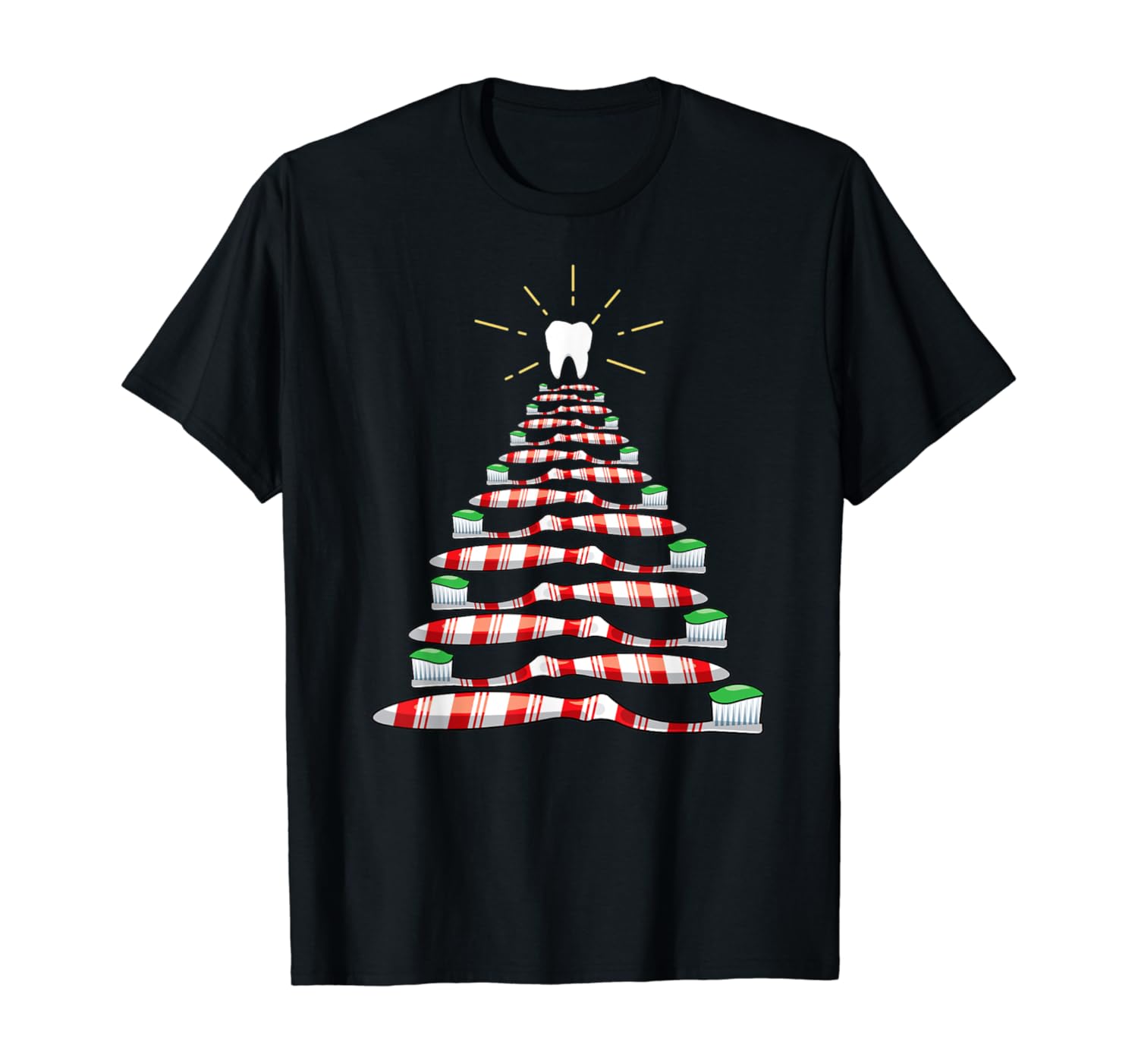 DOVU Dental Chris.Tmas Tooth Brush Chris.Tmas Tree T-Shirt Unisex S-5XL ...