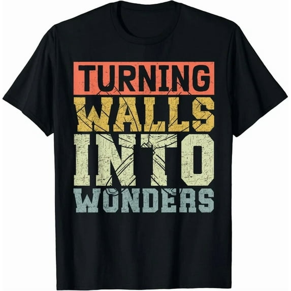 DOVU Drywall Finisher Drywaller Renovation Work Funny Drywall T-Shirt ...