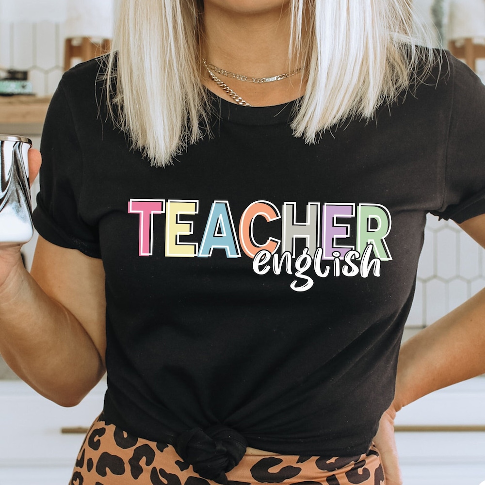 DOVU English Teacher Shirt Teacher Shirts English Shirts For Teachers ...