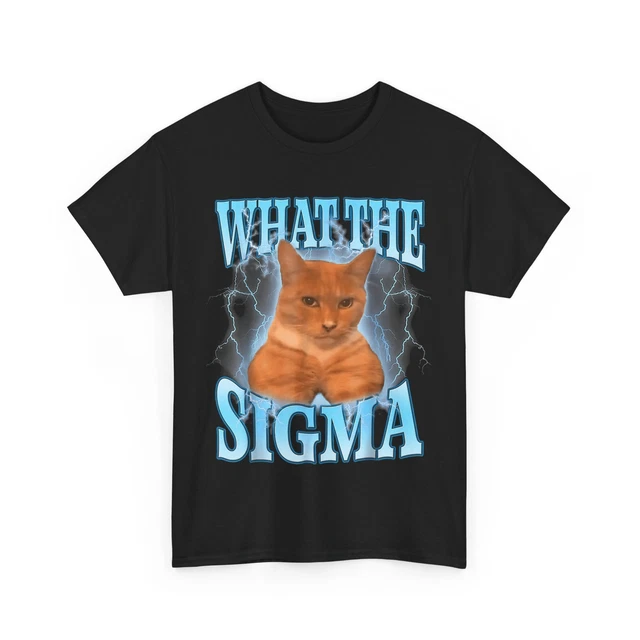 Dovu Erm What The Sigma Cat Ironic Brainrot Y2k T Shirt Unisex S 5xl