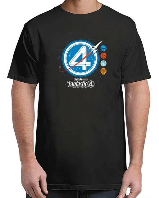 DOVU Fantastic Four: First Steps - Space Logo Funny T-Shirt Unisex S-5XL Hot Trending Shirt ...