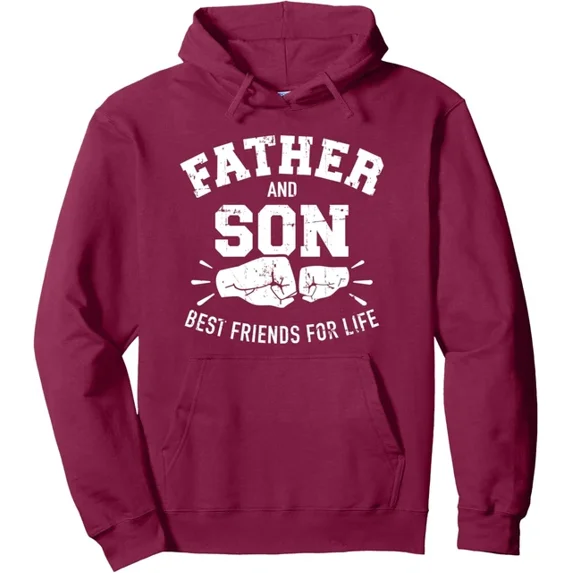 DOVU Father And Son Best Friends For Life Design Fun Unisex Hoodie ...
