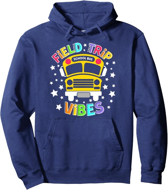 DOVU Field Trip Vibes Face Smile Retro Groovy Field Day Unisex Hoodie ...