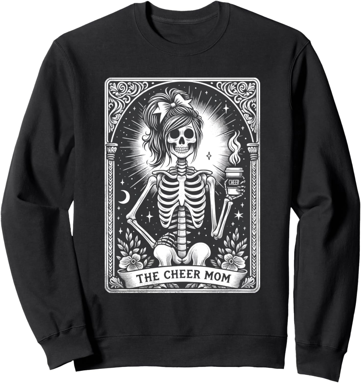 DOVU Funny Cheer Mom Hal.Low.Een, Tarot Card Cheerleading Mom ...