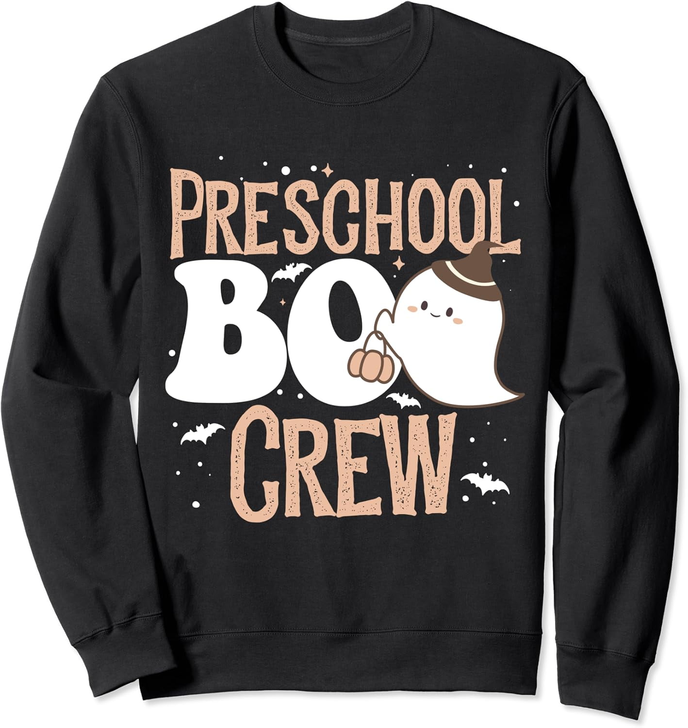 DOVU Funny Cute Hal.Low.Een Preschool Boo Crew Teacher Sweatshirt ...