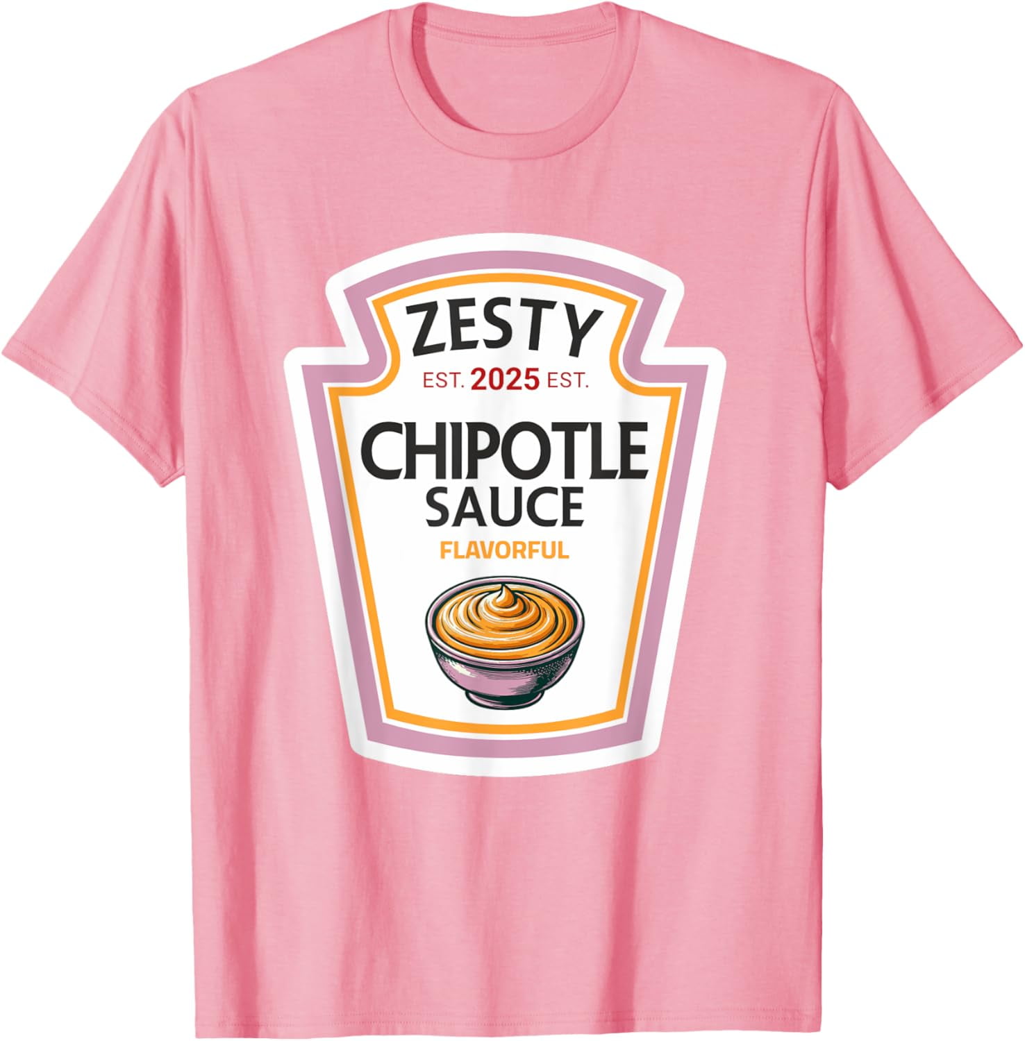 DOVU Funny Hal.Low.Een Shirt 2025 Gift Zesty Chipotle Sauce T-Shirt ...