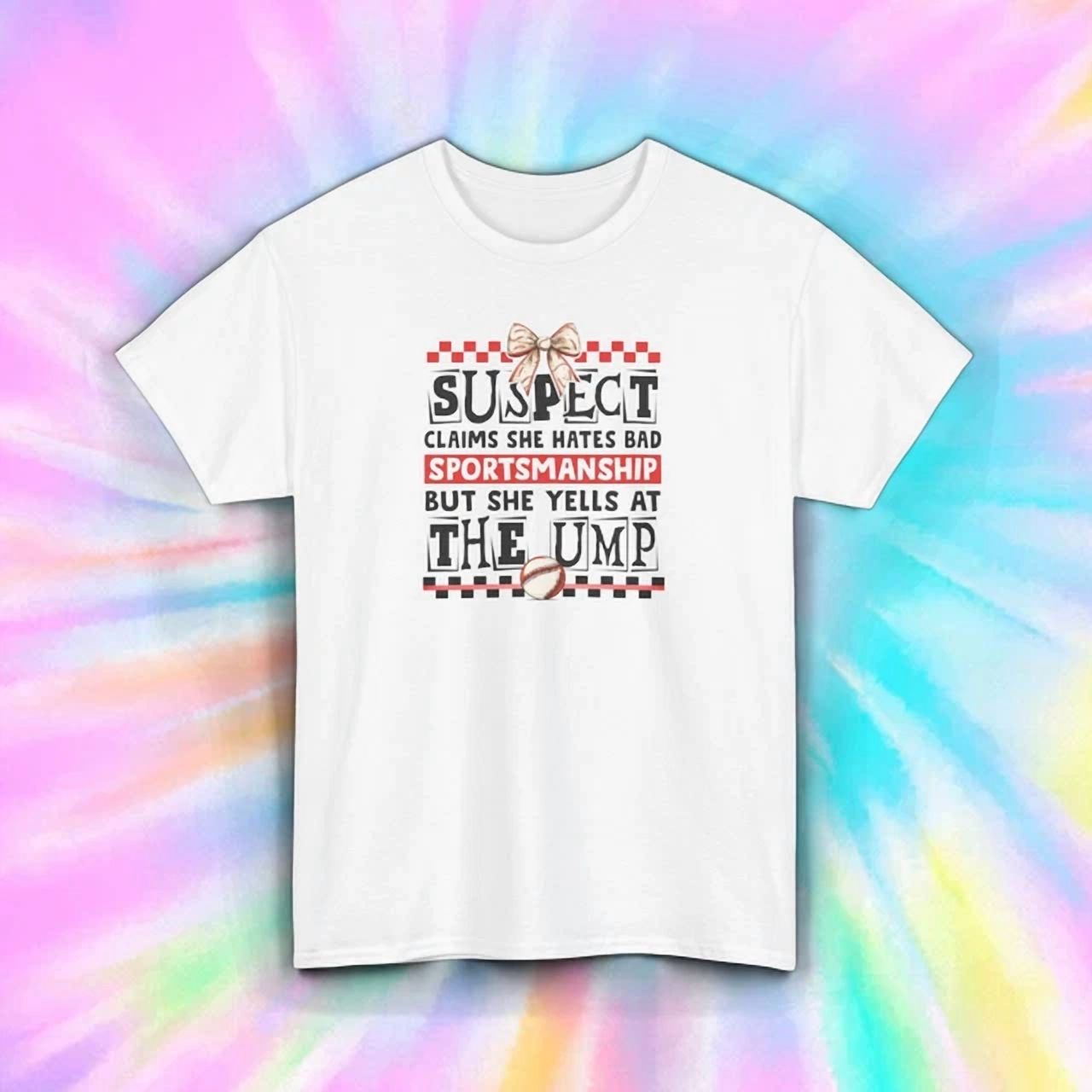 DOVU Funny Softball,Baseball Mom T-Shirt Yells At Umpire Sports Fan ...