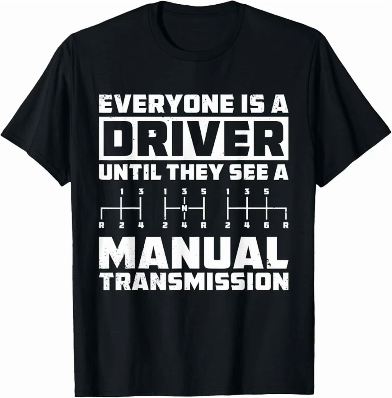 DOVU Funny Stick Shift Gear Manual Transmission Car Enthusiast T-Shirt ...