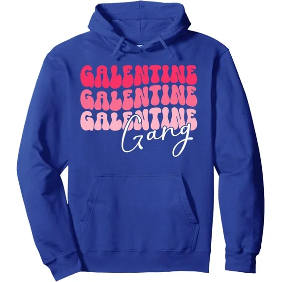 DOVU Galentines Gang Cute And Pink Design Galentines Unisex Hoodie ...